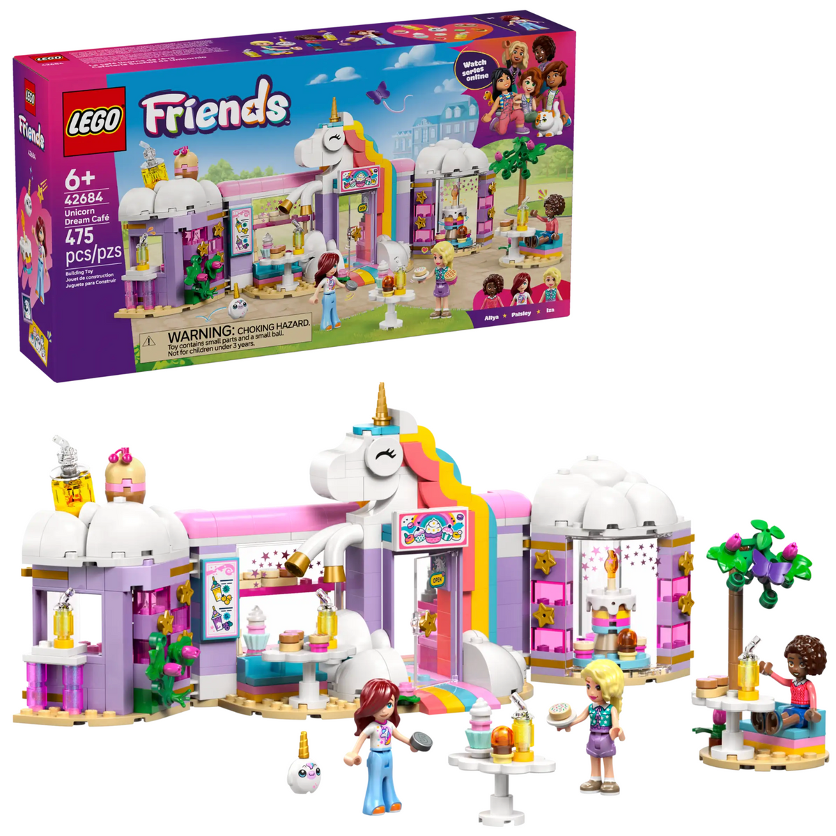 42684 Unicorn Dream Cafe - LEGO Friends – Pufferbellies Toys & Books
