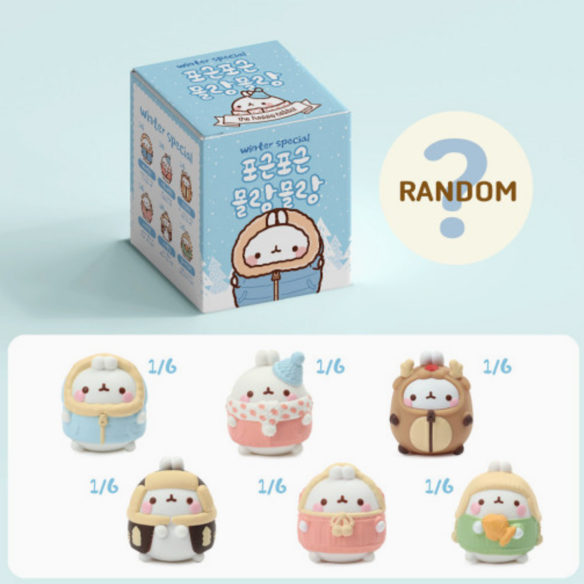Molang Winter Special - Single- Blind Box – Pufferbellies Toys & Books