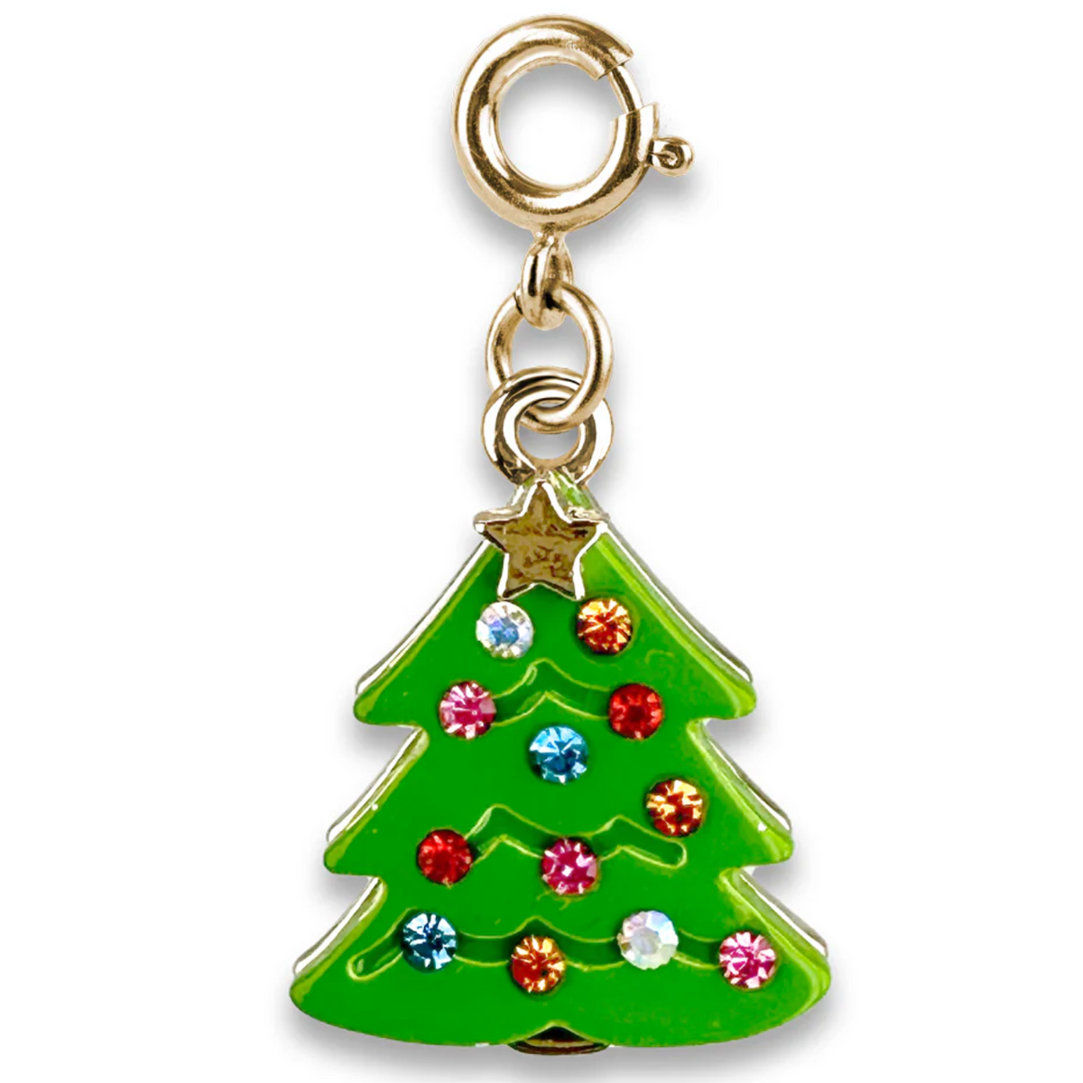 Gold Sparkle Christmas Tree Charm – Pufferbellies Toys & Books