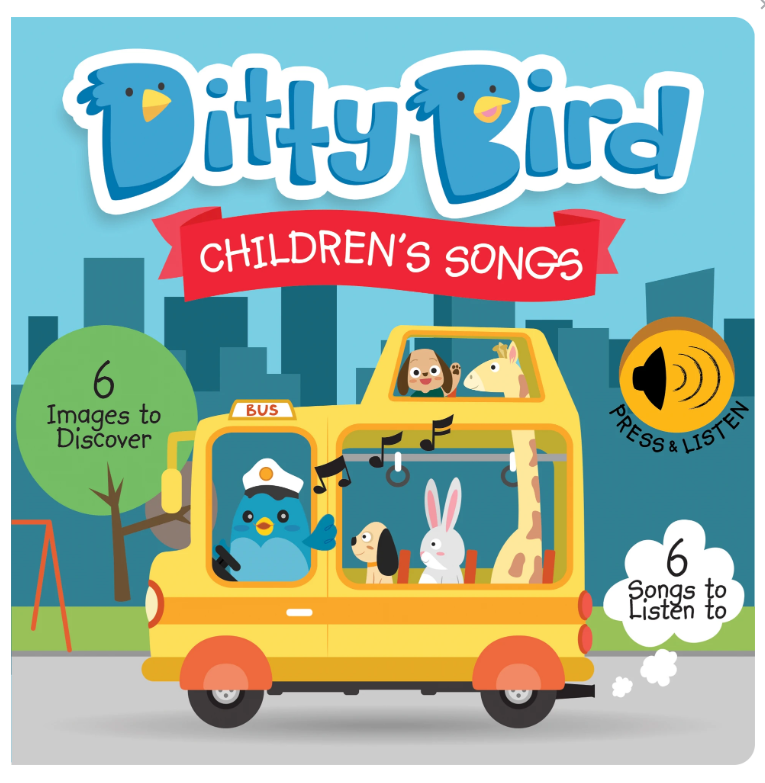 Ditty Bird Sound Book: Children's Songs – Pufferbellies Toys & Books