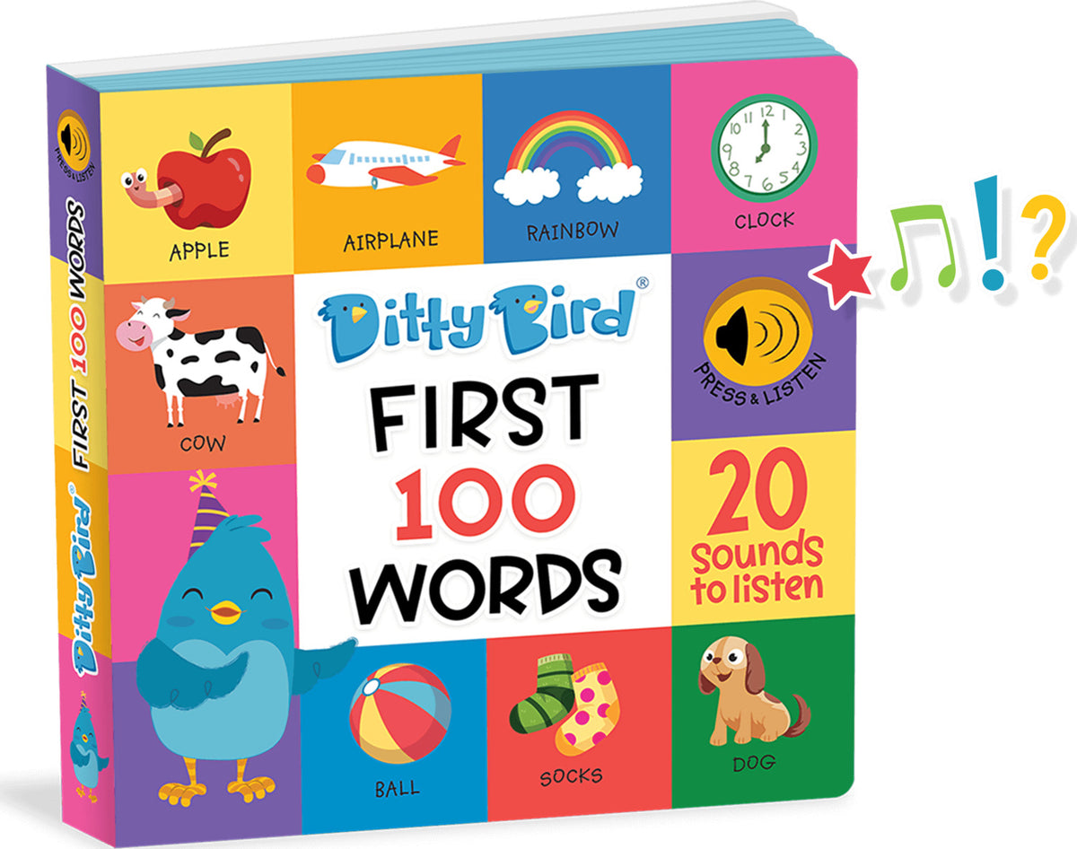 Ditty Bird - First 100 Words Sound Book – Pufferbellies Toys & Books