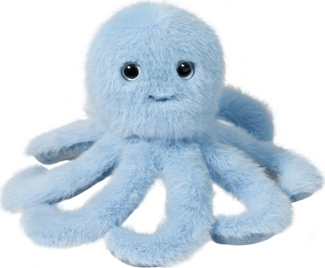 Mini Blue Octopus Plush – Pufferbellies Toys & Books