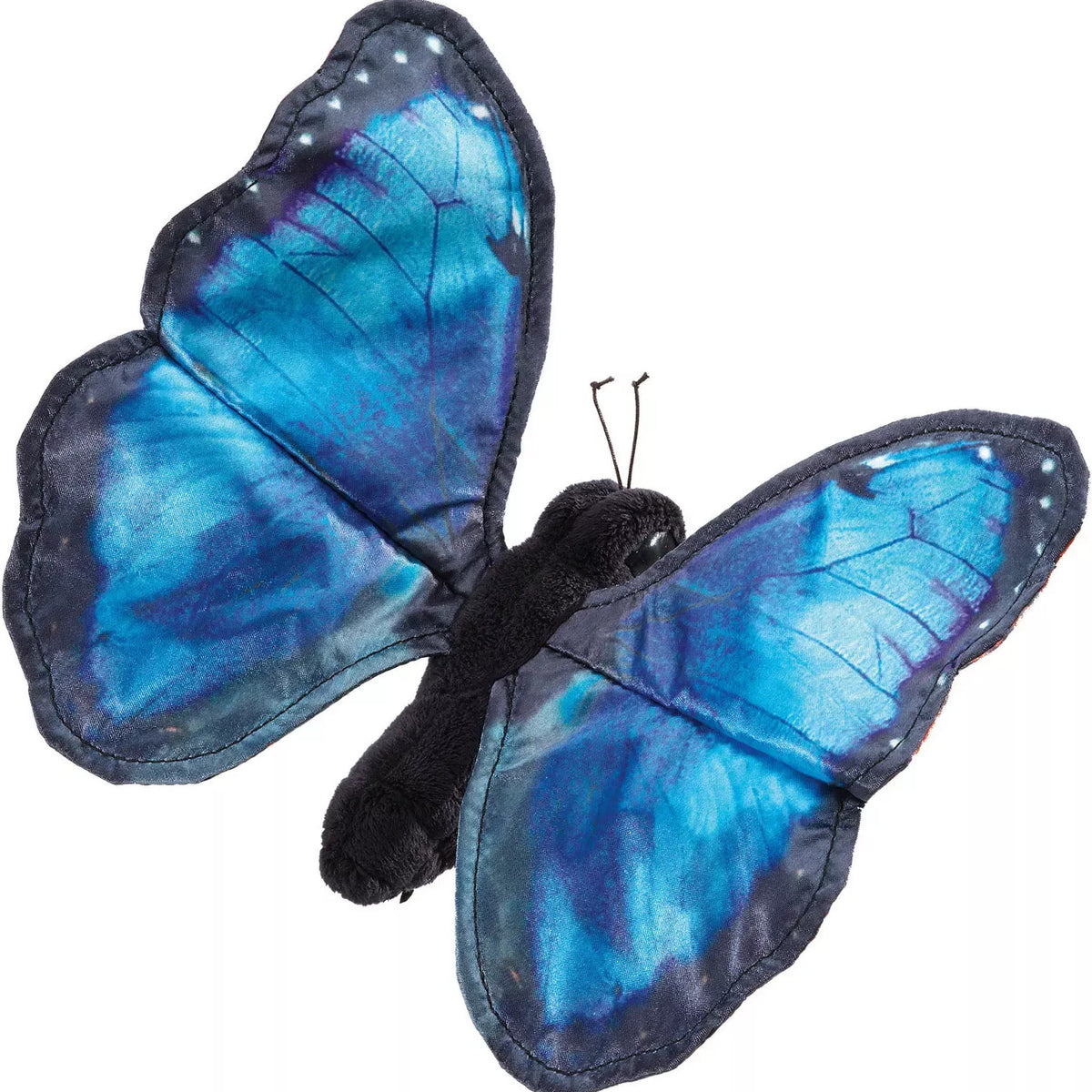 Blue Morpho Butterfly Puppet – Pufferbellies Toys & Books
