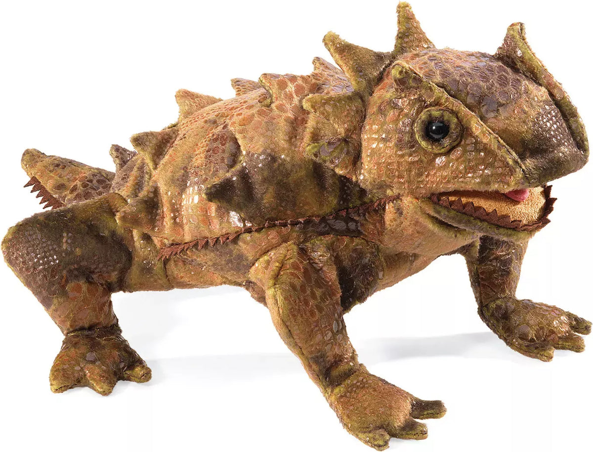 Horned Lizard Puppet – Pufferbellies Toys & Books