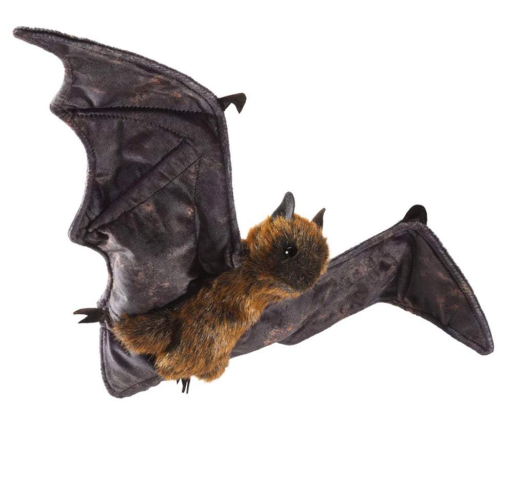 Folkmanis Fruit Bat Puppet – Pufferbellies Toys & Books