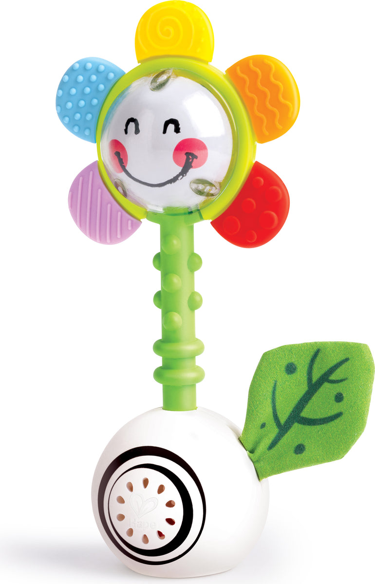 Shake 'n Sparkle Flower Rattle – Pufferbellies Toys & Books
