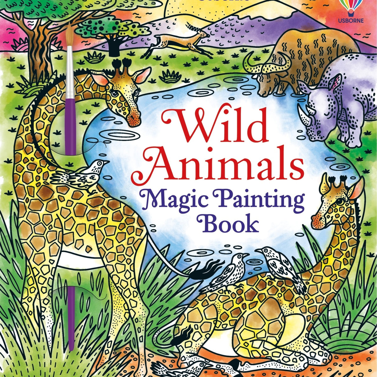 Wild Animals Magic Painting Book – Pufferbellies Toys & Books