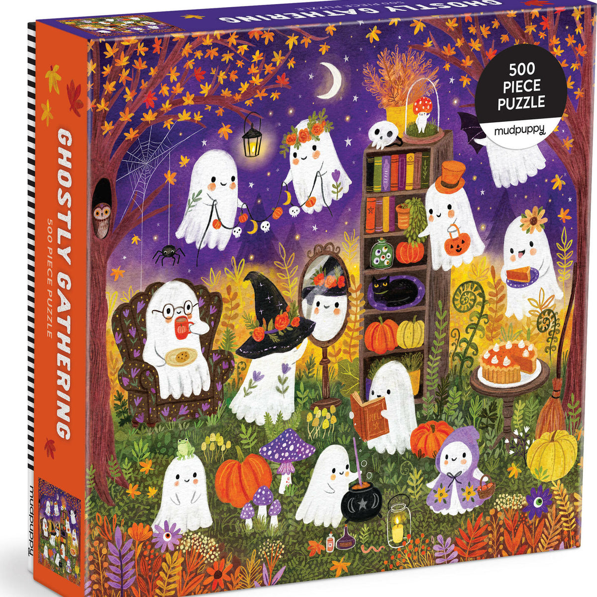 500 Piece Puzzle, Ghostly Gathering – Pufferbellies Toys & Books