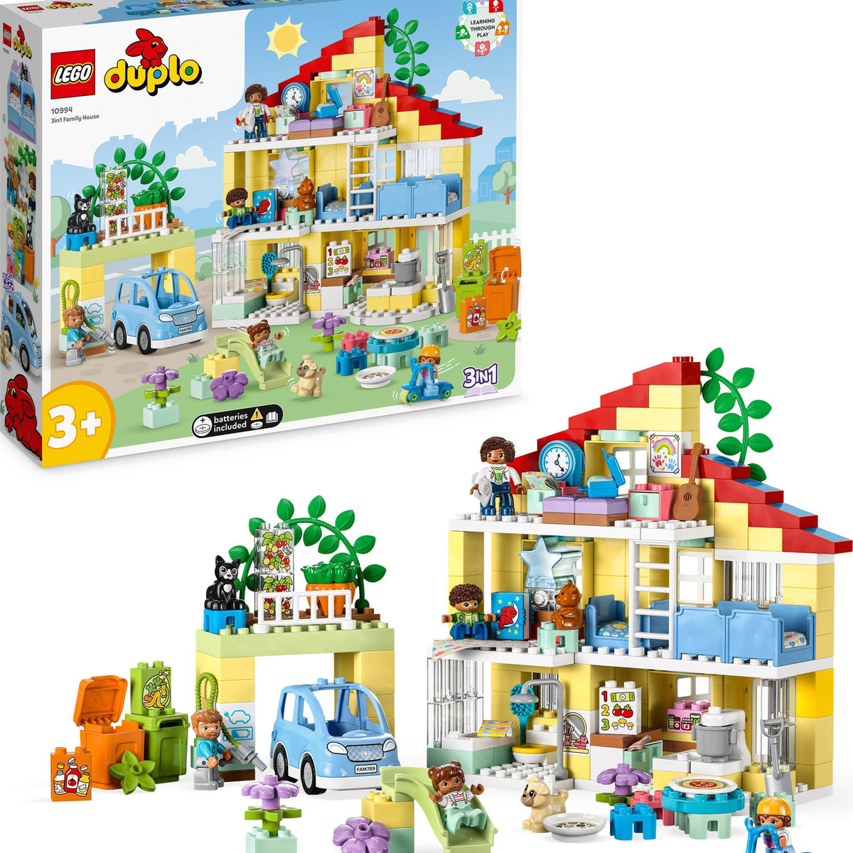 10994 3 in 1 Family House Set with Toy Car - LEGO Duplo - Pickup Only ...