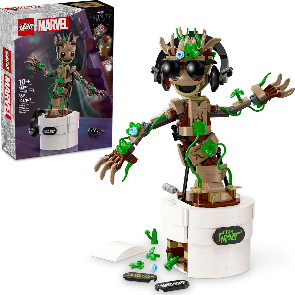 76297 Dancing Groot - LEGO Super Heroes Marvel – Pufferbellies Toys & Books