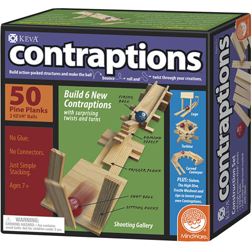 KEVA Contraptions 50 Plank Set – Pufferbellies Toys & Books
