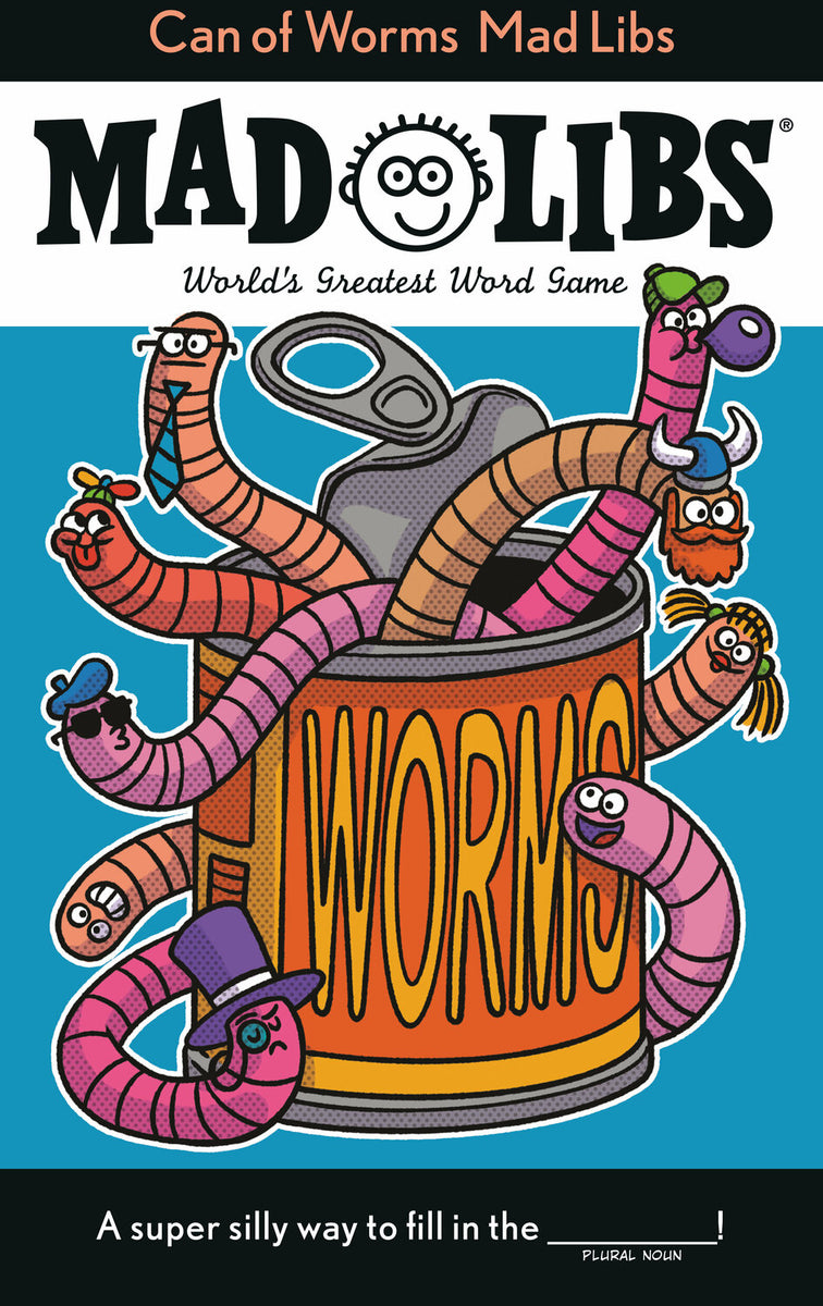 Can of Worms Mad Libs: World's Greatest Word Game – Pufferbellies Toys ...