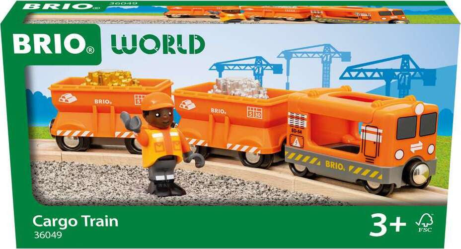 BRIO Gold World Cargo Train – Pufferbellies Toys & Books