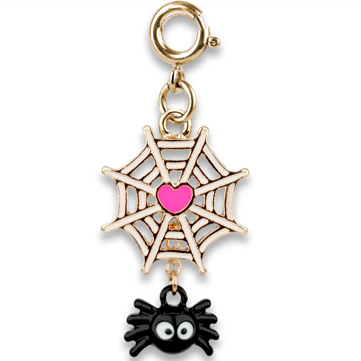 Gold Spider Web Charm – Pufferbellies Toys & Books