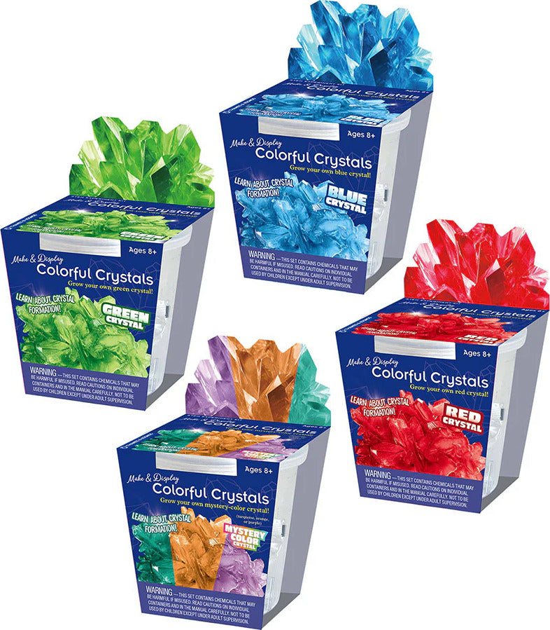 Make and Display Colorful Crystals - Single - Assorted Colors ...